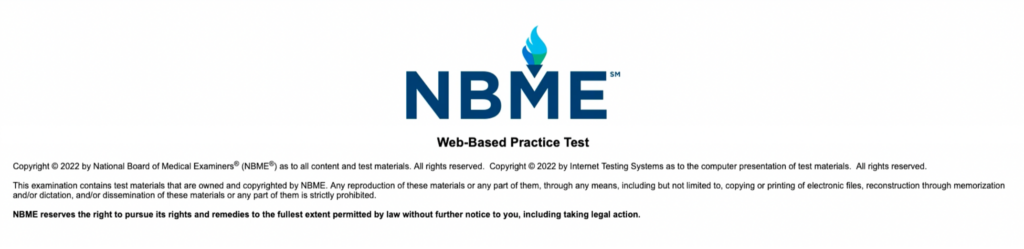 NBME Subject Exam Computing - Medical Education Technology Support